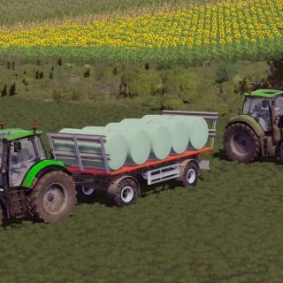 Lizard Bale Trailer v1.0 FS22 Mod | Farming Simulator 22 Mod