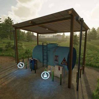 Lizard Diesel Tank v1.0 FS22 Mod | Farming Simulator 22 Mod