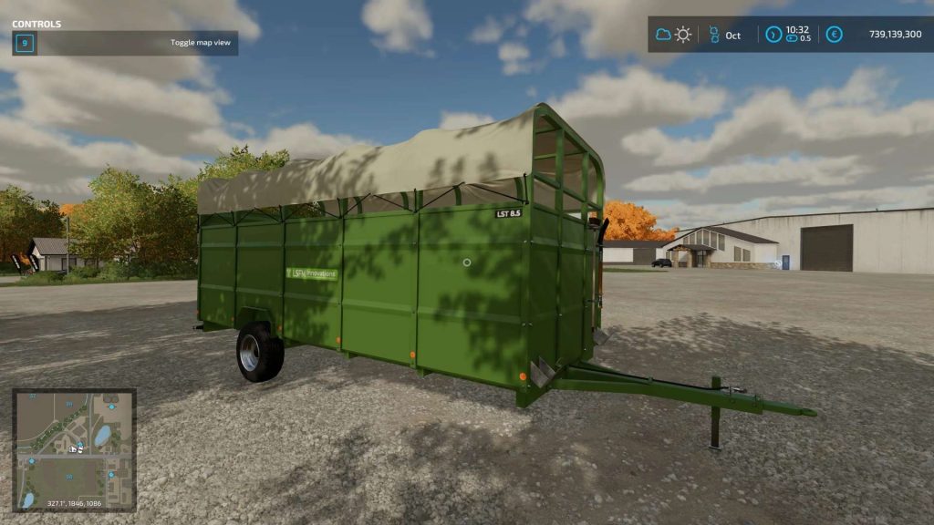 LSFM Livestock Trailer LST85 v1.0.0.1 FS22 Mod | Farming Simulator 22 Mod