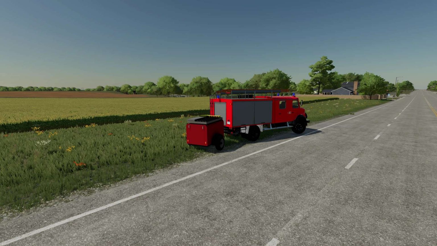 LSFT TSA (portable fire pump trailer) v1.0 FS22 Mod | Farming Simulator ...