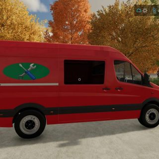 MB Sprinter 3x Service Edition v0.2 FS22 Mod | Farming Simulator 22 Mod