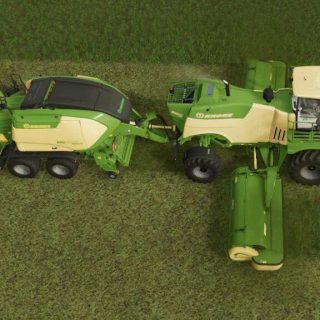 Mower And Wrapper With Hitch v1.0 FS22 Mod | Farming Simulator 22 Mod