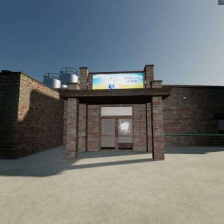 Naughty Cow's Dairy Factory with empty pallets v1.0 FS22 Mod | Farming ...