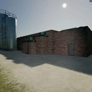 Naughty Cow's Dairy Factory with empty pallets v1.0 FS22 Mod | Farming ...