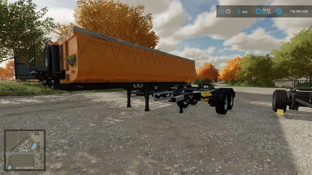 Nefaz RoadTrain 2 Axle + Doly v1.0 FS22 Mod | Farming Simulator 22 Mod