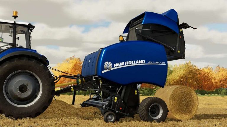 New Holland Roll-Belt 150 v1.0 FS22 Mod | Farming Simulator 22 Mod