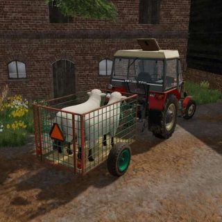 Old Cattle Trailer v1.0 FS22 Mod | Farming Simulator 22 Mod