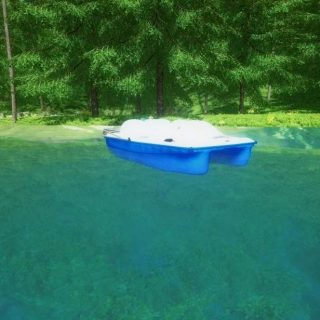 Pedal Boat v1.0 FS22 Mod | Farming Simulator 22 Mod