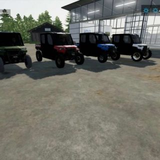 Polaris Ranger 4 door v1.0 FS22 Mod | Farming Simulator 22 Mod