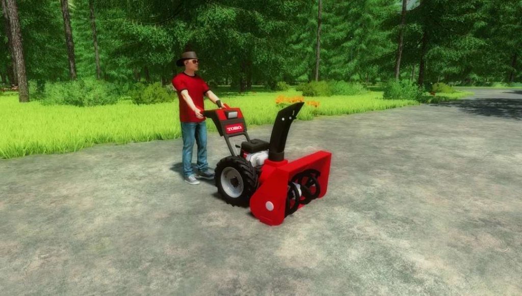 Push Snow Blower v1.0 FS22 Mod | Farming Simulator 22 Mod