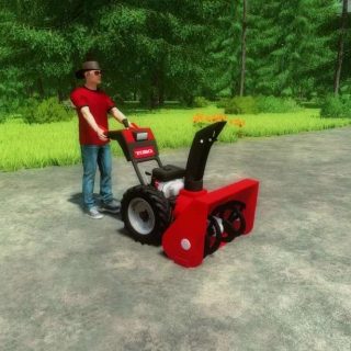 Push Snow Blower v1.0 FS22 Mod | Farming Simulator 22 Mod