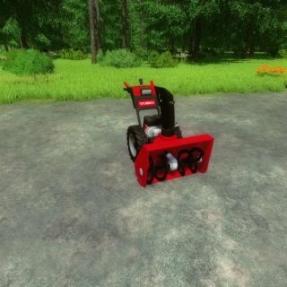 Push Snow Blower v1.0 FS22 Mod | Farming Simulator 22 Mod
