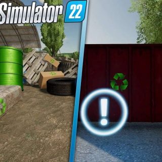 Recycling Of Waste (Prefab) v1.0 FS22 Mod | Farming Simulator 22 Mod