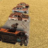 Rusty Cars Collection For Decoration V1.0 FS22 Mod | Farming Simulator ...