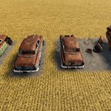 Rusty Cars Collection For Decoration V1.0 FS22 Mod | Farming Simulator ...