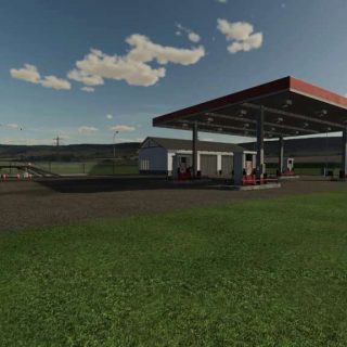 Service Station And Workshop v1.0 FS22 Mod | Farming Simulator 22 Mod