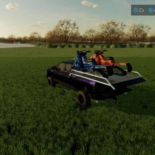 Sled Deck v1.0 FS22 Mod | Farming Simulator 22 Mod