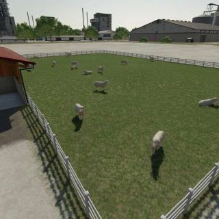 Stables With Larger Pastures v1.1 FS22 Mod | Farming Simulator 22 Mod