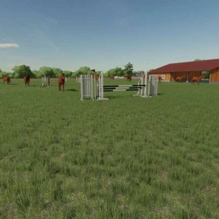 Stables With Larger Pastures v1.1 FS22 Mod | Farming Simulator 22 Mod