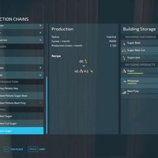 Sugar Mill With By Products v1.0 FS22 Mod | Farming Simulator 22 Mod