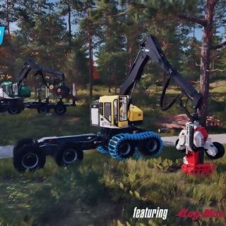 Timberpro TF840-B Pack v1.0 FS22 Mod | Farming Simulator 22 Mod