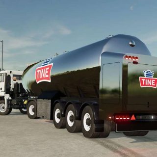 TINE Milk Tanker v1.0 FS22 Mod | Farming Simulator 22 Mod
