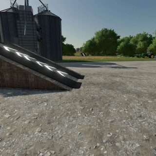 Wood Jump Ramp v1.0 FS22 Mod | Farming Simulator 22 Mod