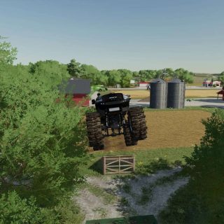 Wood Jump Ramp v1.0 FS22 Mod | Farming Simulator 22 Mod