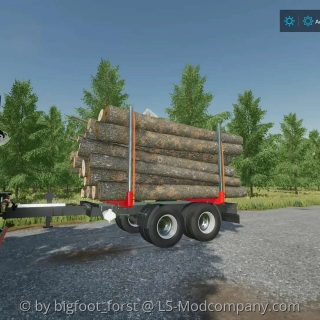 Wood Trailer v1.0.2 FS22 Mod | Farming Simulator 22 Mod