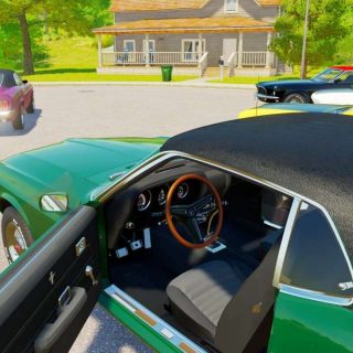 1969 Ford Mustang v1.0 FS22 Mod | Farming Simulator 22 Mod