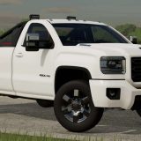 2017 GMC Sierra 3500HD Single Cab Long Bed V1.0 FS22 Mod | Farming ...