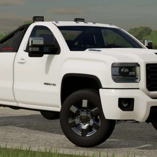 2017 GMC Sierra 3500HD Single Cab Long Bed V1.0 FS22 Mod | Farming ...