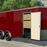 2022 24ft Enclosed Trailer v1.0 FS22 Mod | Farming Simulator 22 Mod
