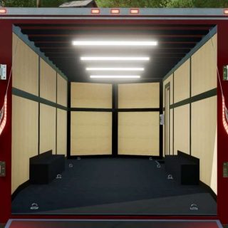 2022 24ft Enclosed Trailer v1.0 FS22 Mod | Farming Simulator 22 Mod