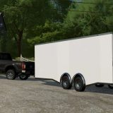 2022 24ft Enclosed Trailer v1.0 FS22 Mod | Farming Simulator 22 Mod