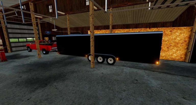35 Foot Enclosed Trailer Conversion v1.0 FS22 Mod | Farming Simulator ...