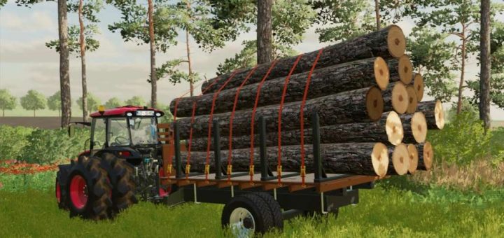 Loading Wagon 50m v1.0 FS22 - Farming Simulator 22 Mod | FS22 mod