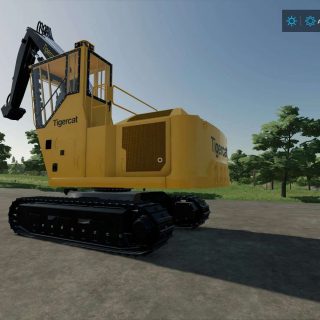 AJ Deere Tigercat swing machines pack v1.0 FS22 Mod | Farming Simulator 22 Mod
