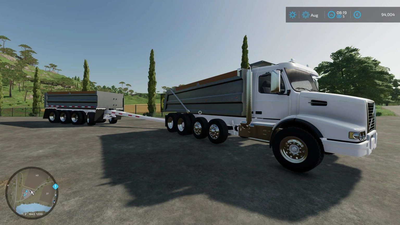 AJ Deere Volvo Truck Pack v1.0 FS22 Mod | Farming Simulator 22 Mod
