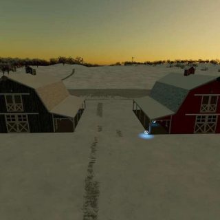 American Barn With Bale Storage v1.0 FS22 Mod | Farming Simulator 22 Mod