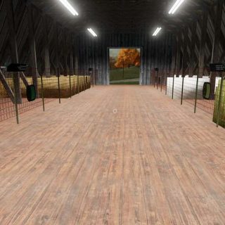 American Barn With Bale Storage v1.0 FS22 Mod | Farming Simulator 22 Mod
