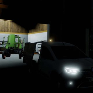 Barn And Mechanical Workshop v1.0 FS22 Mod | Farming Simulator 22 Mod