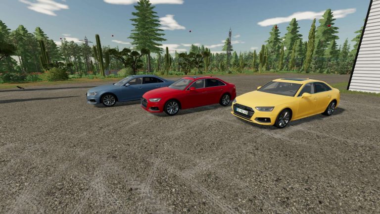 Audi A4 Limousine 2022 v1.0 FS22 Mod | Farming Simulator 22 Mod
