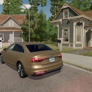 Audi A4 Limousine 2022 v1.0 FS22 Mod | Farming Simulator 22 Mod