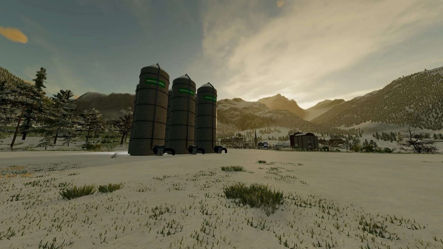 BIG SILO ZPUH MICHAL v1.0 FS22 Mod | Farming Simulator 22 Mod