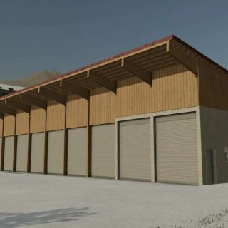 Big Storage Hall v1.0 FS22 Mod | Farming Simulator 22 Mod