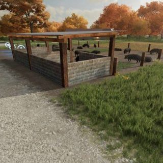 Brazilian Pigsty v1.0 FS22 Mod | Farming Simulator 22 Mod