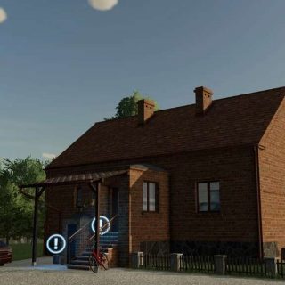 Brick Farmhouse v1.0 FS22 Mod | Farming Simulator 22 Mod