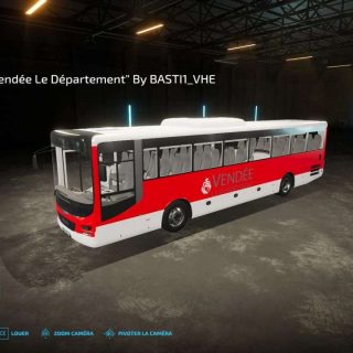 Bus Man Intercity Vendée Le Département 85 v1.0 FS22 Mod | Farming ...