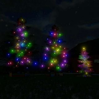 Christmas Trees Pack v1.0.1 FS22 Mod | Farming Simulator 22 Mod